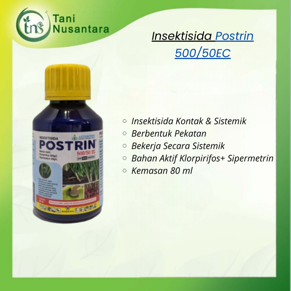 Jual Obat Pertanian Pembunuh Serangga Insektisida POSTRIN 500/50EC ...