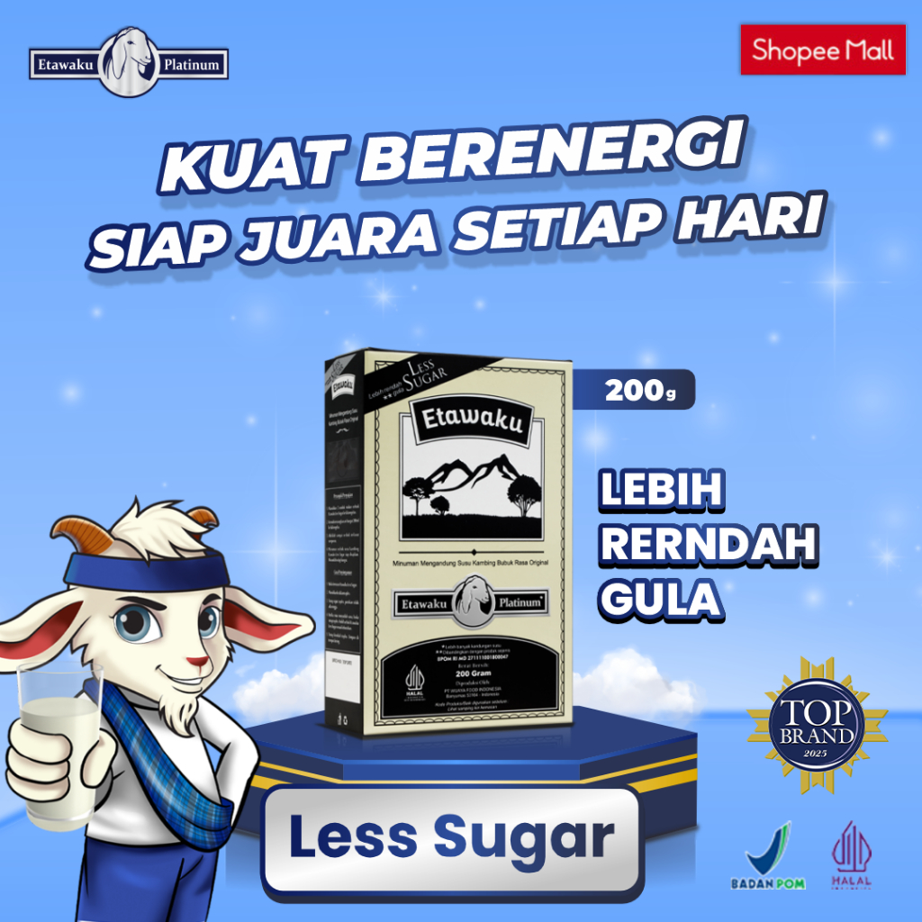 Jual Etawaku Platinum Less Sugar - Susu Etawa Murni | Shopee Indonesia