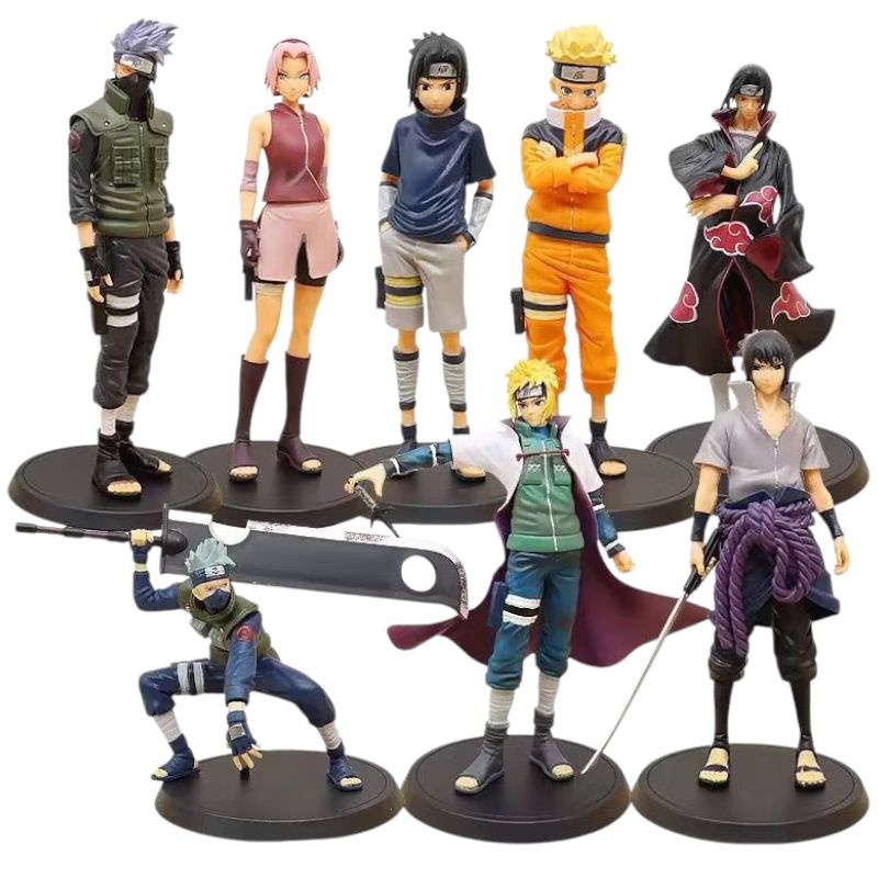 Jual Action Figure Naruto Sasuke Sakura Besar Tinggi 26-28CM | Shopee ...