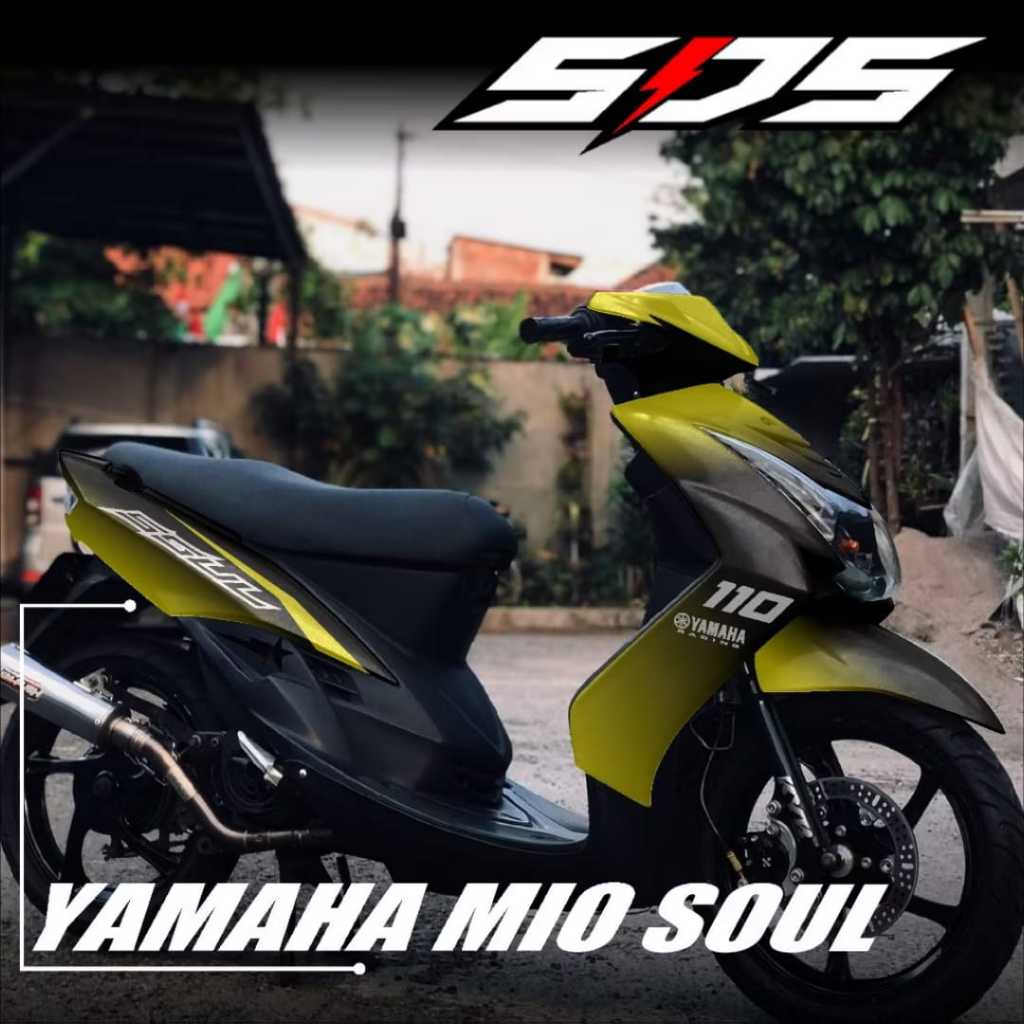 Jual Decal Sticker Full Body Yamaha Mio Soul Karbu - Stiker Striping ...