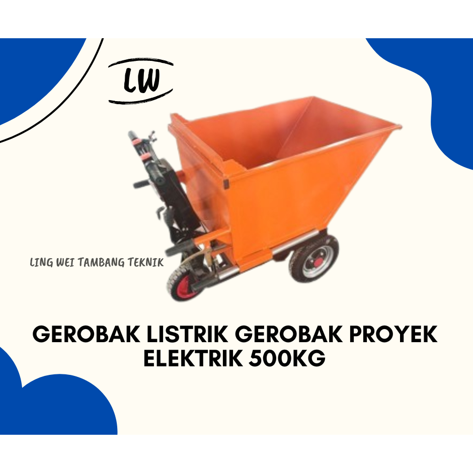 Jual GEROBAK LISTRIK GEROBAK PROYEK ELEKTRIK 500KG | Shopee Indonesia