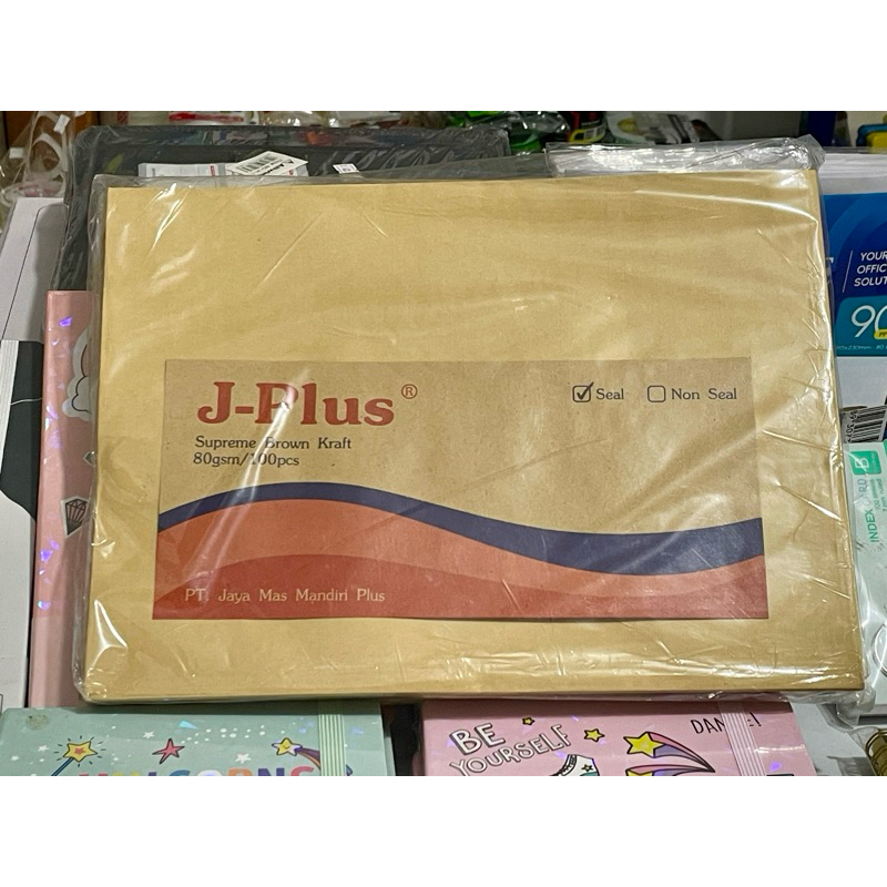 Jual (Pak) J-PLUS AMPLOP COKLAT / AMPLOP SAMSON C SEAL UKURAN A4 ...