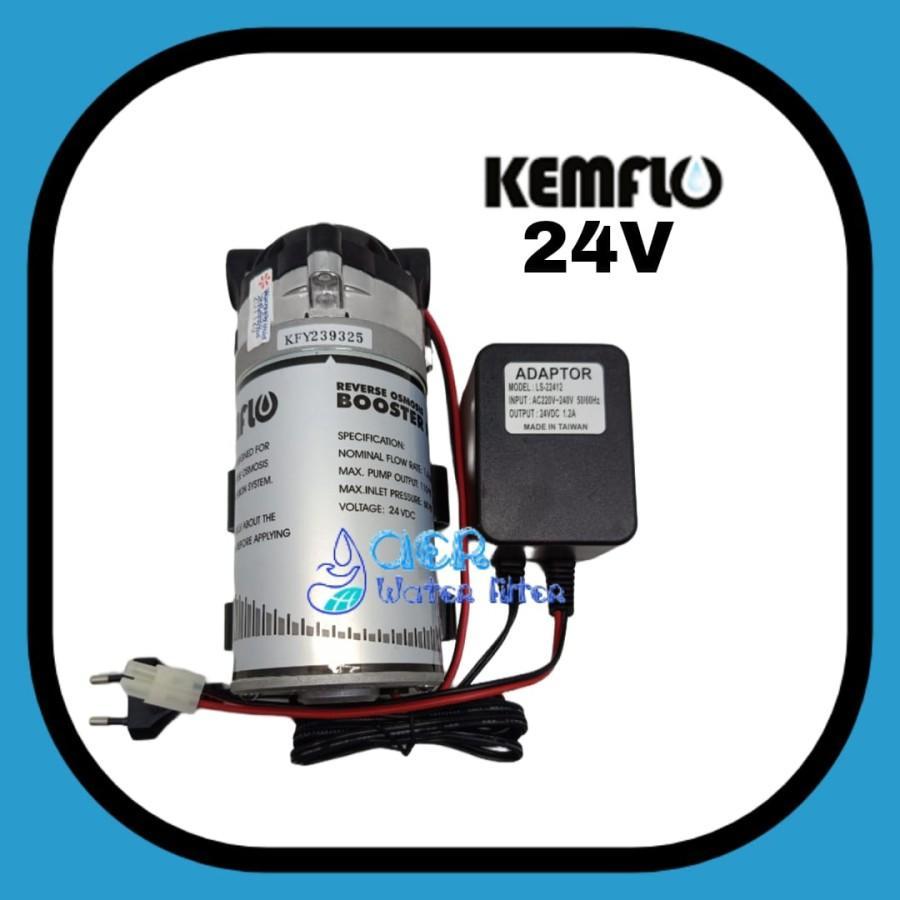 Jual Pompa - Kemflo RO Booster Pump (Set) 24 Volt - 1.2 Ampere | Shopee ...