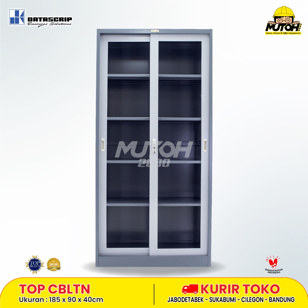 Jual TOP CBLTN by DATASCRIP lemari arsip besi pintu sliding kaca ...