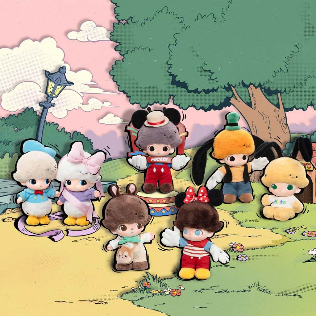 Jual [ORI NEW] Popmart DIMOO WORLD × DISNEY Plush Pendant Gantungan ...