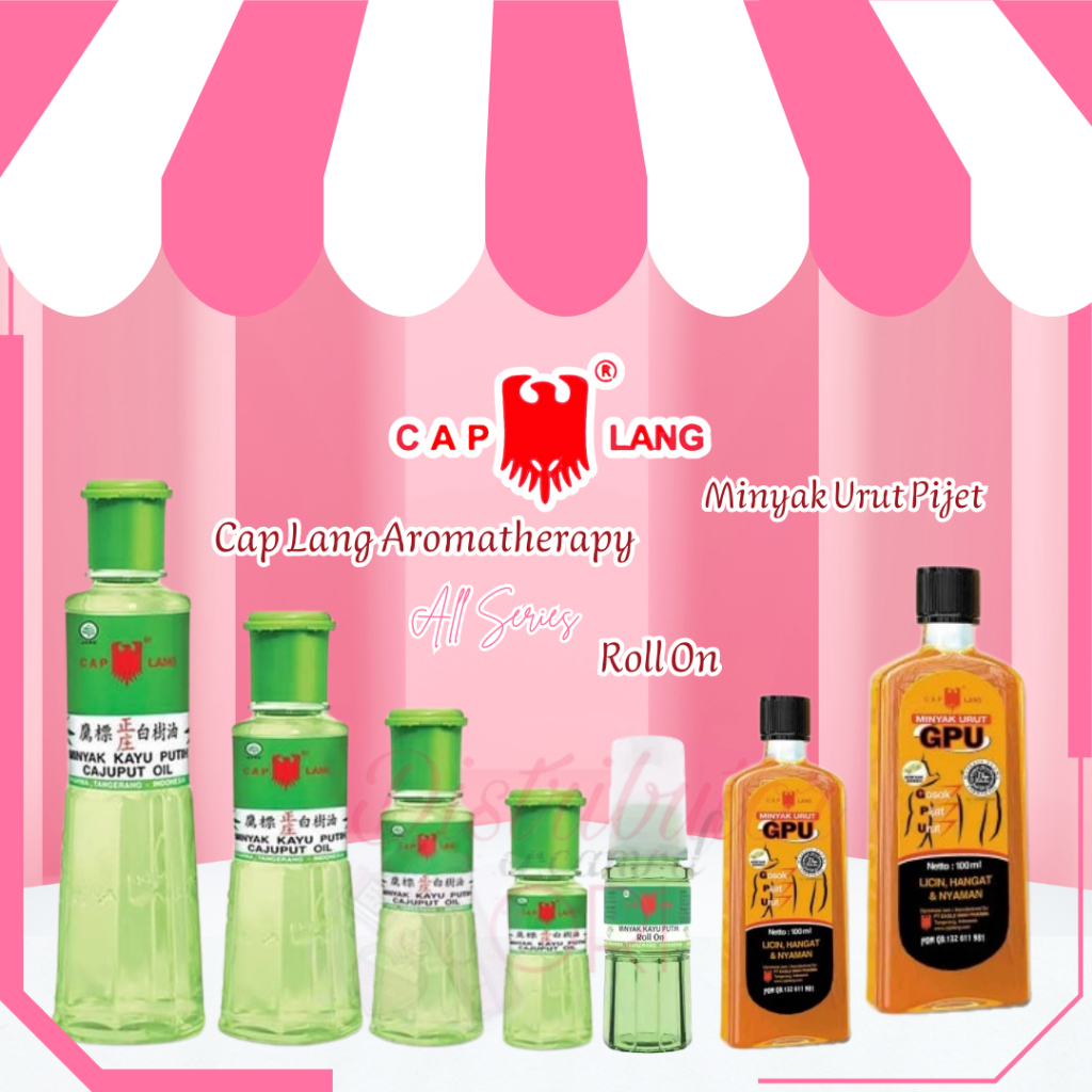 Jual Minyak Kayu Putih CAP LANG 15 mL 30mL 60mL 120mL | BPOM CapLang . MINYAK URUT GPU SEREH ...