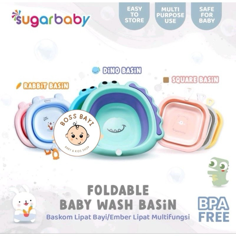 Jual SUGAR BABY Foldable Baby Wash Basin/Ember Lipat/ Baskom Lipat ...
