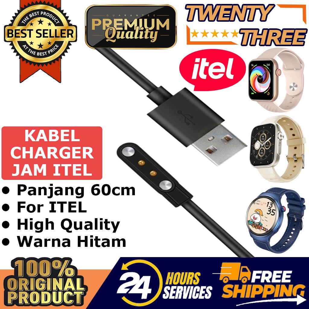 Jual Kabel Charger Casan Jam Smartwatch Untuk Itel ISW 011 Cable ...