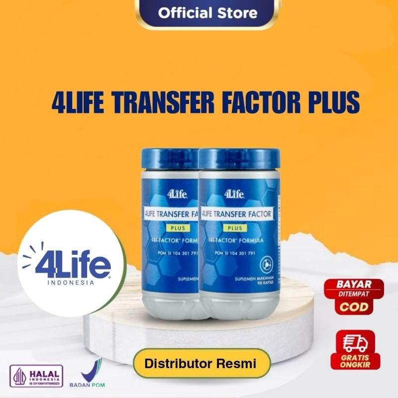 Jual 4LIFE TRANSFER FACTOR PLUS 90 CAPSULE ASLI 100%ORIGINAL SUPLEMEN ...