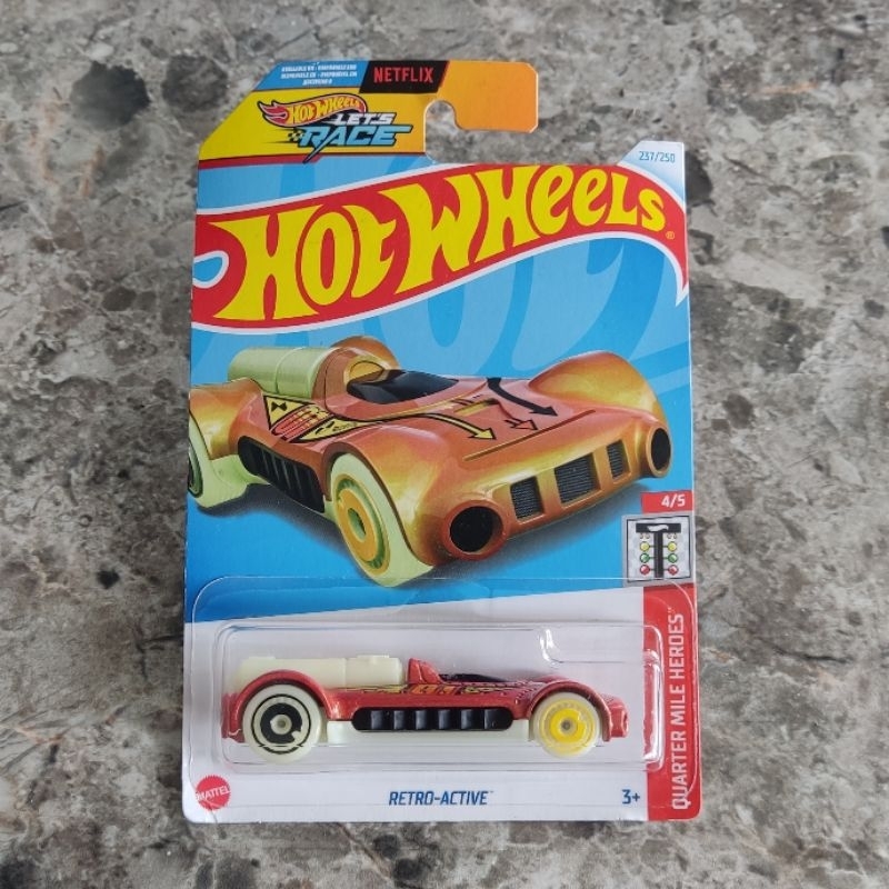 Jual Hot Wheels Retro-Active Orange - HW QUARTER MILES HEROES | Shopee ...