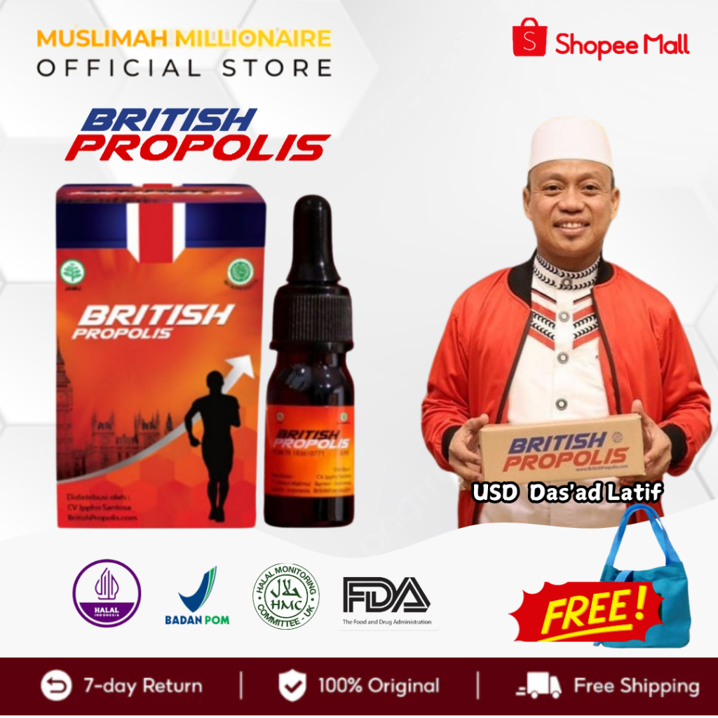 Jual British Propolis Original Dewasa / Kids Suplemen Kesehatan ...