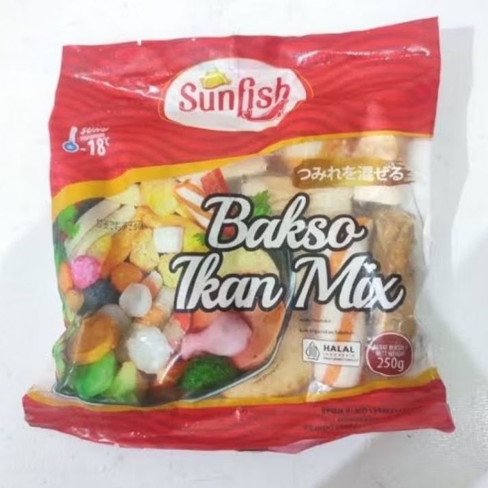 Jual Sunfish Bakso Ikan Mix Seafood 250gr | Shopee Indonesia