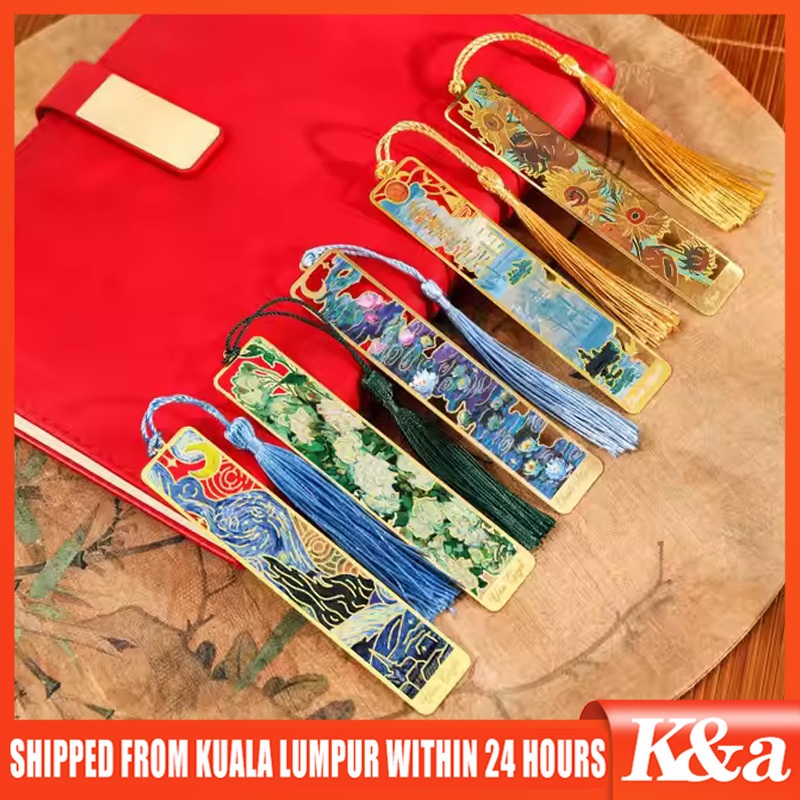 Jual Penanda Logam Bunga Antik Gaya Cina Bookmarks Penanda Kuningan ...