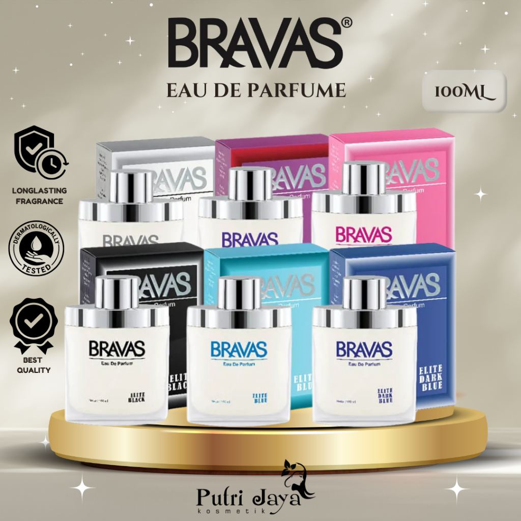 Jual BRAVAS Elite Eau De Parfume | 100ml | Unisex | Shopee Indonesia