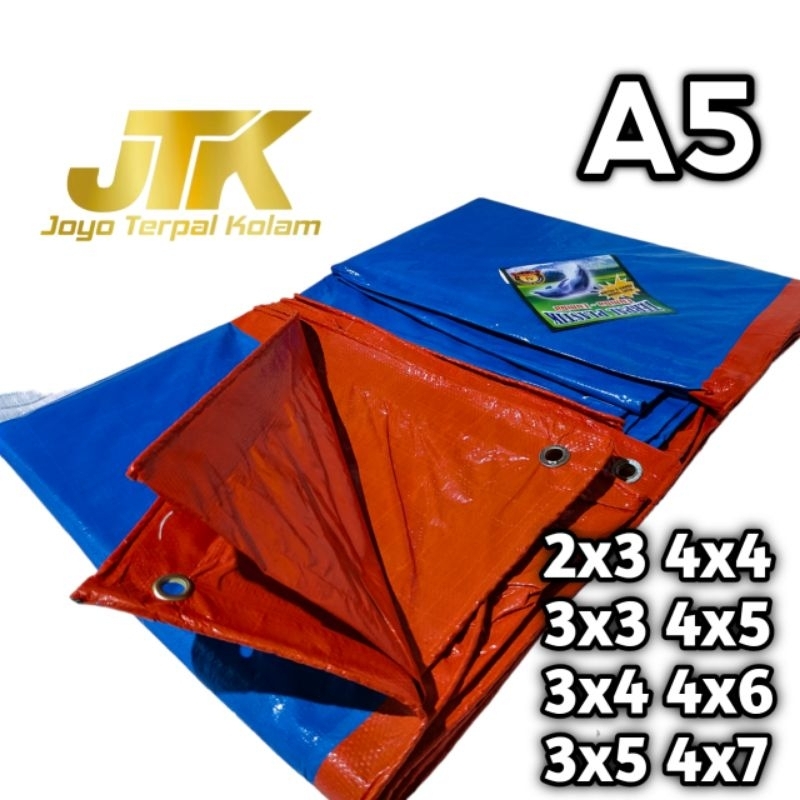 Jual Terpal plastik A5 Tebal tahan panas dan hujan ukuran 2x3 3x4 3x5 ...