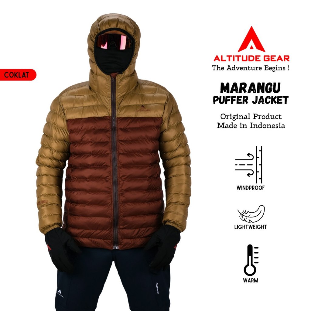 Jual Jaket Gunung Dacron Puffer Gelembung Outdoor Pria Wanita Altitude ...