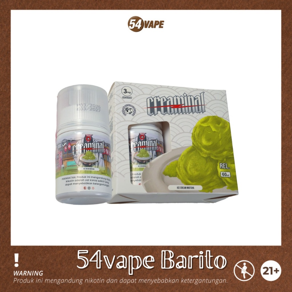 Jual Creaminal Ice Cream Matcha 60ml | Shopee Indonesia