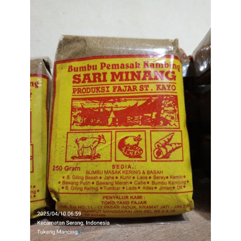 Jual Sari Minang gulai Bumbu Sari minang kambing pemasak kambing ...
