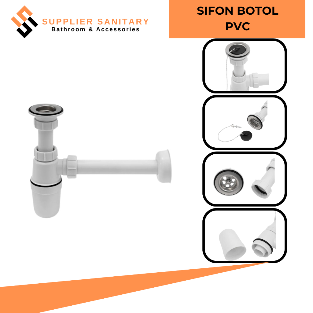 Jual SIFON BOTOL PVC/SIFON WASTAFEL/PEMBUANGAN WASTAFEL | Shopee Indonesia