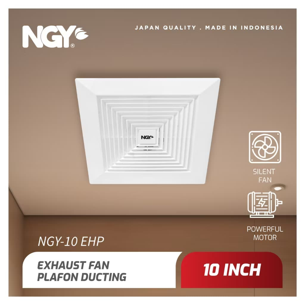 Jual Nagoya NGY 10 EHP Ceiling Exhaust Fan 10 inci / Kipas Hexos Plafon ...
