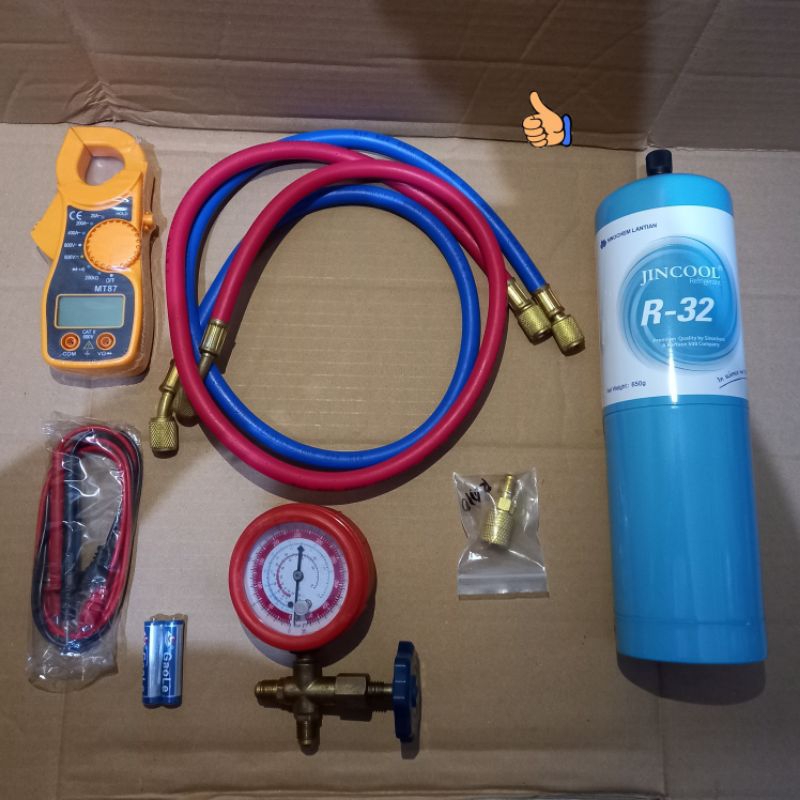 Jual Paket isi freon R-32 + Clamp Meter | Shopee Indonesia