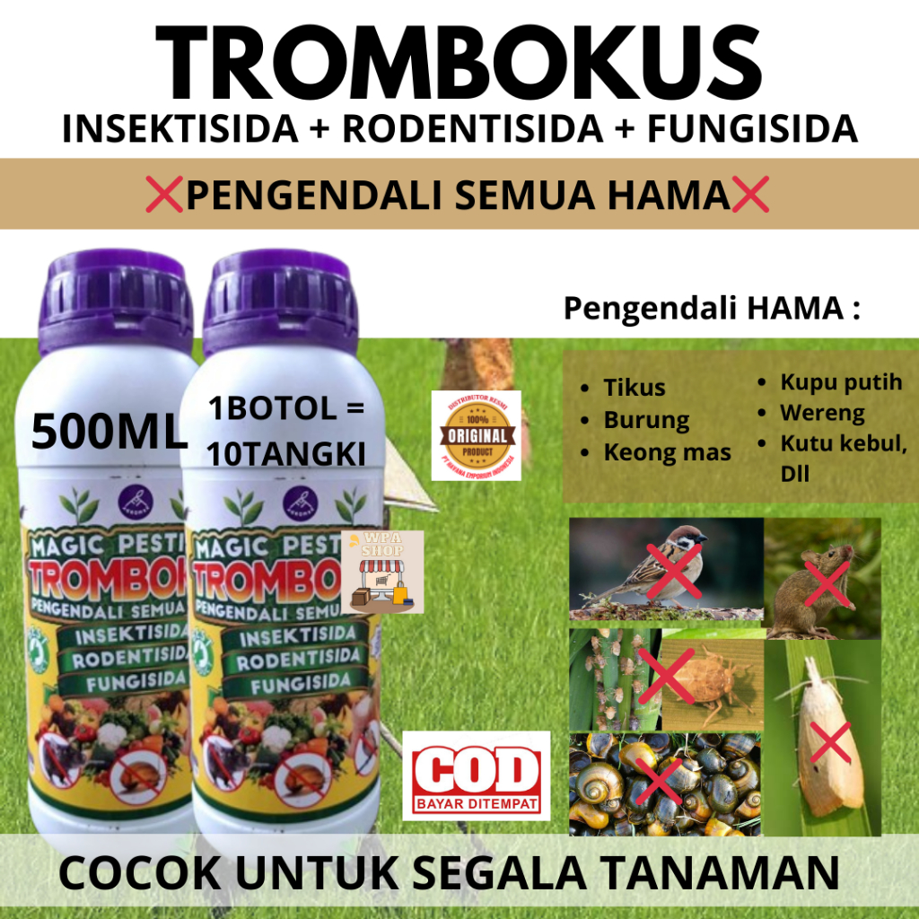 Jual Trombokus Magic Pestisida Insektisida Rodentisida Fungisida ...