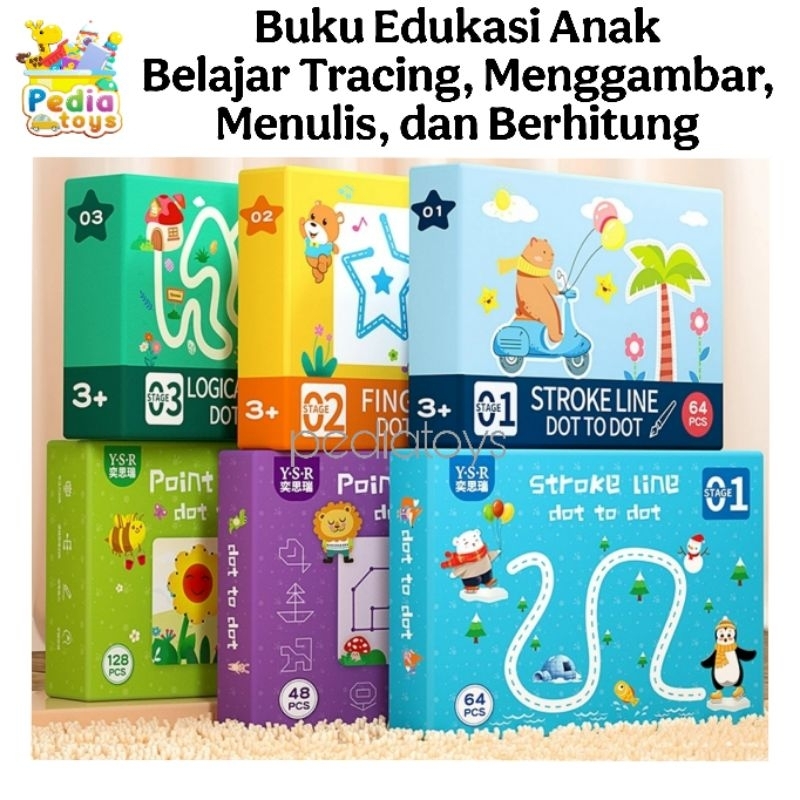 Jual Pedia Toys - Reusable Magic Workbook Buku Edukasi Anak Belajar ...