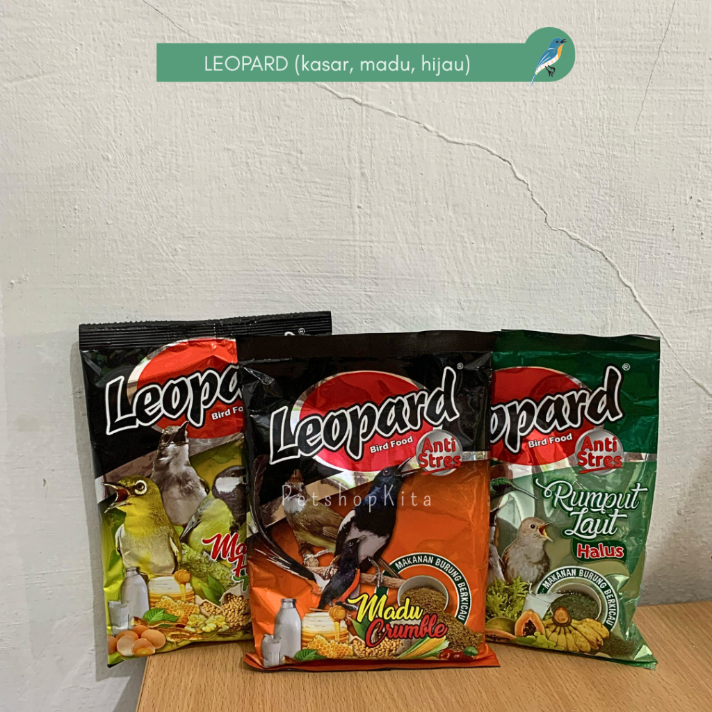 Jual LEOPARD PAKAN PUR VOER HALUS PAKAN BURUNG PLECI KOLIBRI CIBLEK ...