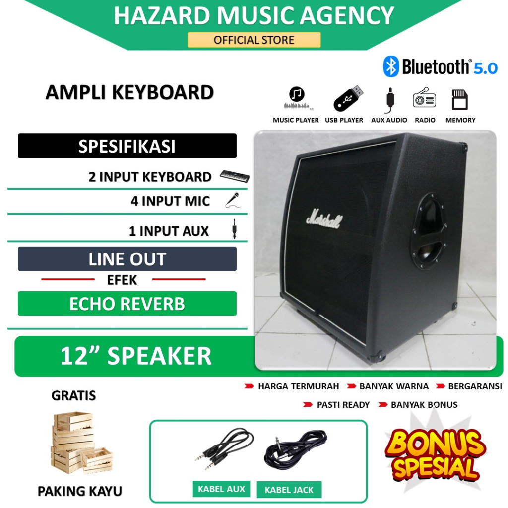 Jual Ampli Keyboard 15 Inch & Drum Elektrik & Mic bisa untuk karaoke ...