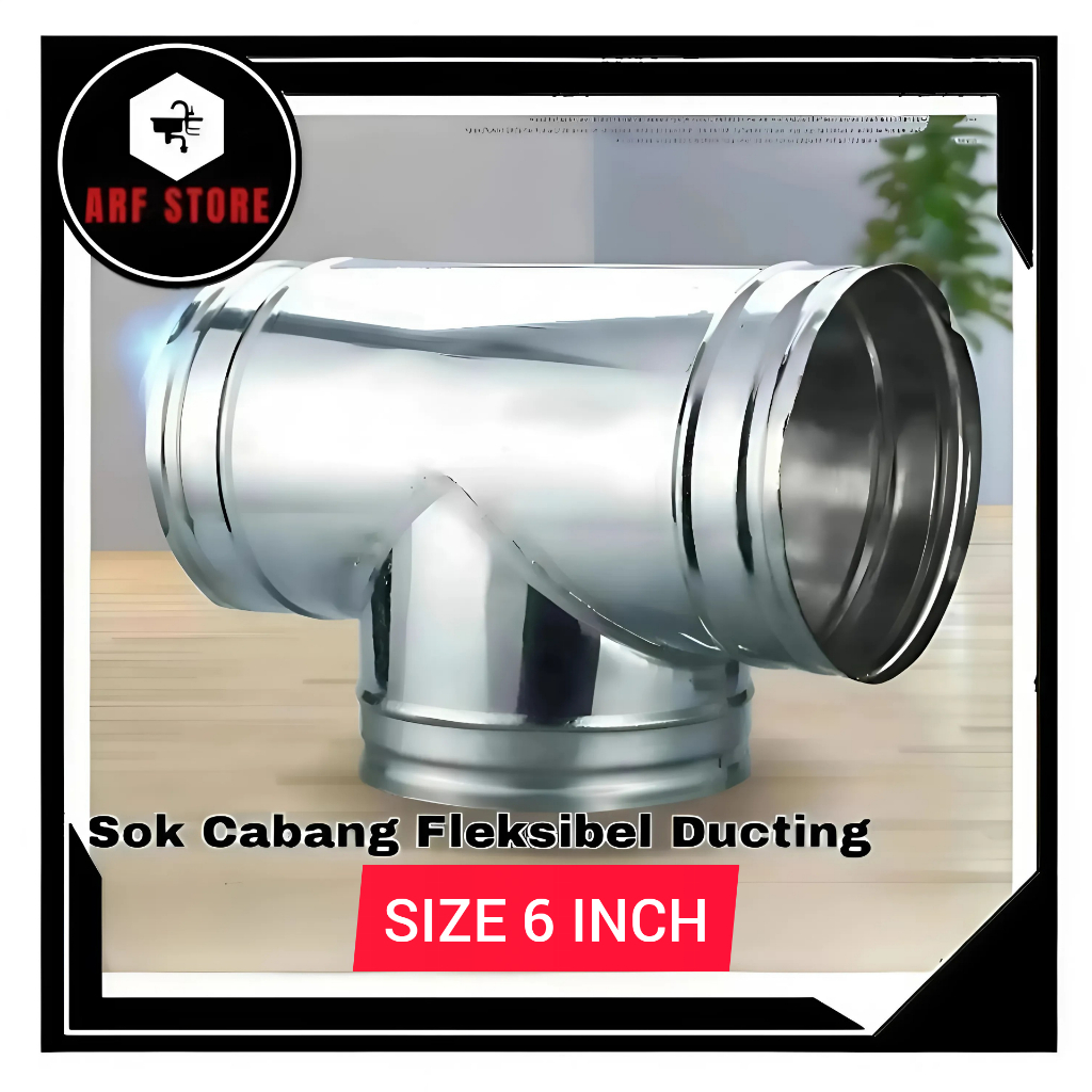 Jual Sambungan T flexible ducting, Sok T Fleksibel Ducting, Shock Sambung Cabang Bahan BJLS ...