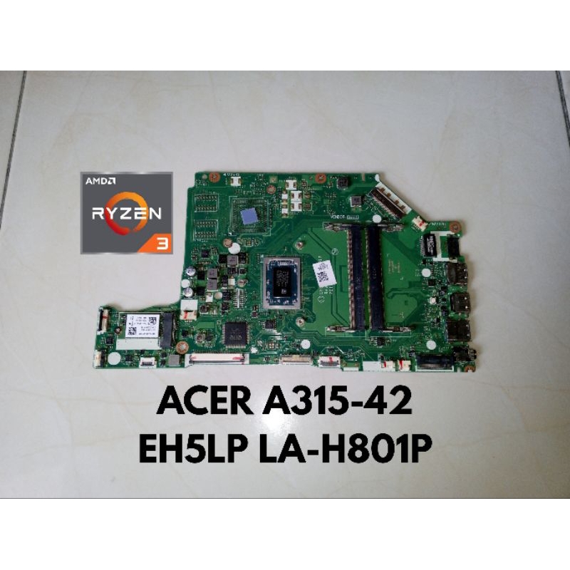 Jual Motherboard Mainboard Mobo Original Acer Aspire 3 A315-42 A315 42 EH5LP LA-H801P | Shopee ...