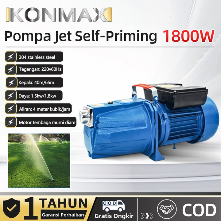 Jual KONMAX 1500w/1800w Pompa air Otomatis/Mesin Pompa Air/Pompa Air ...
