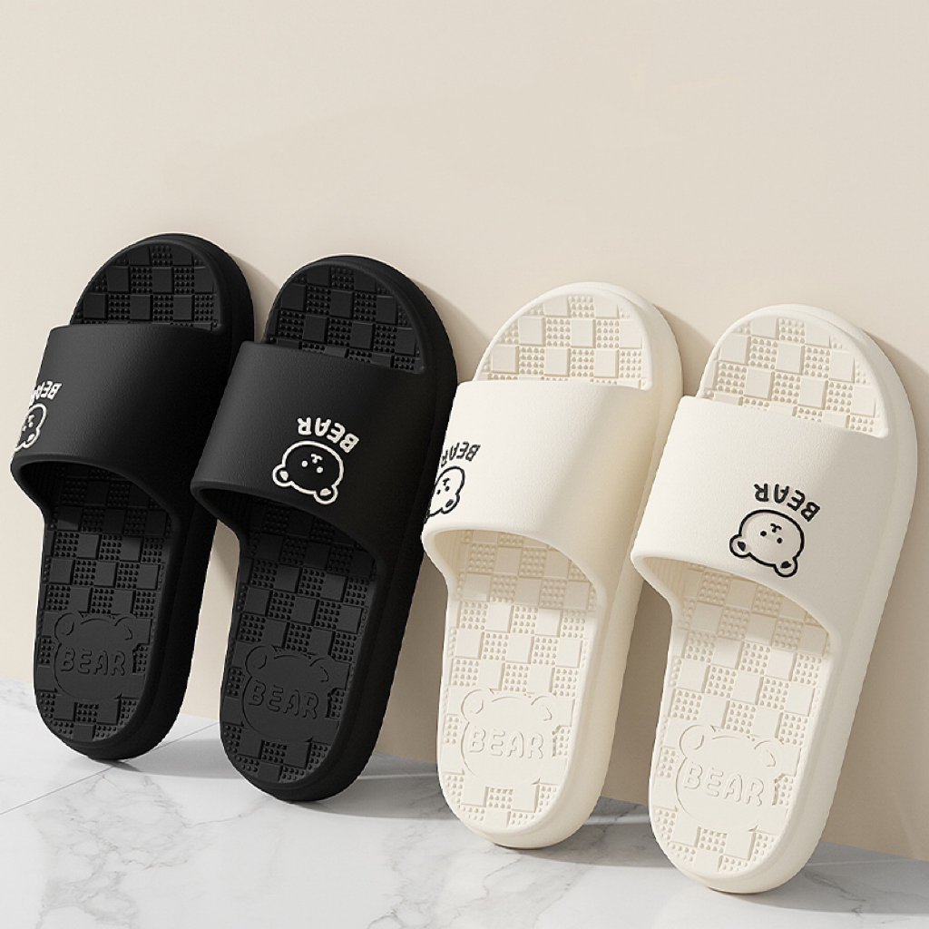 Jual Sandal Rumah Sandal Wanita Slipon Sandal Couple Pasangan Sandal ...