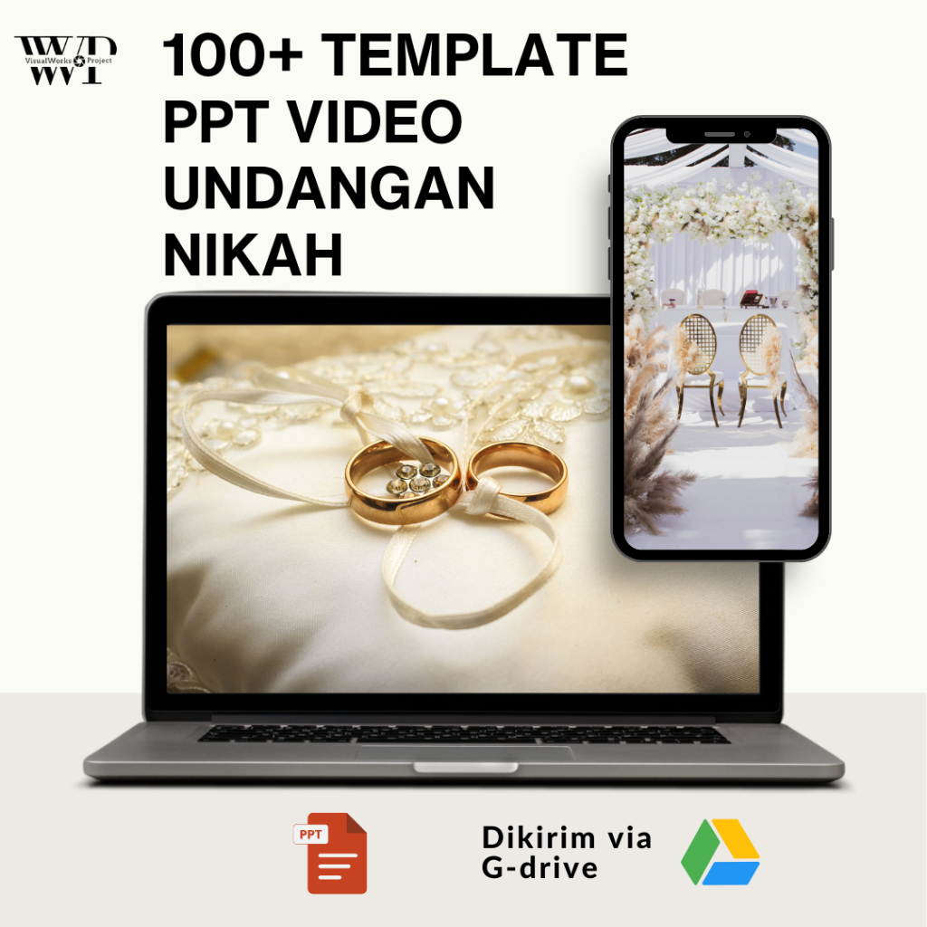 Jual 100 Template PPT Video Undangan Nikah | Visual | Shopee Indonesia