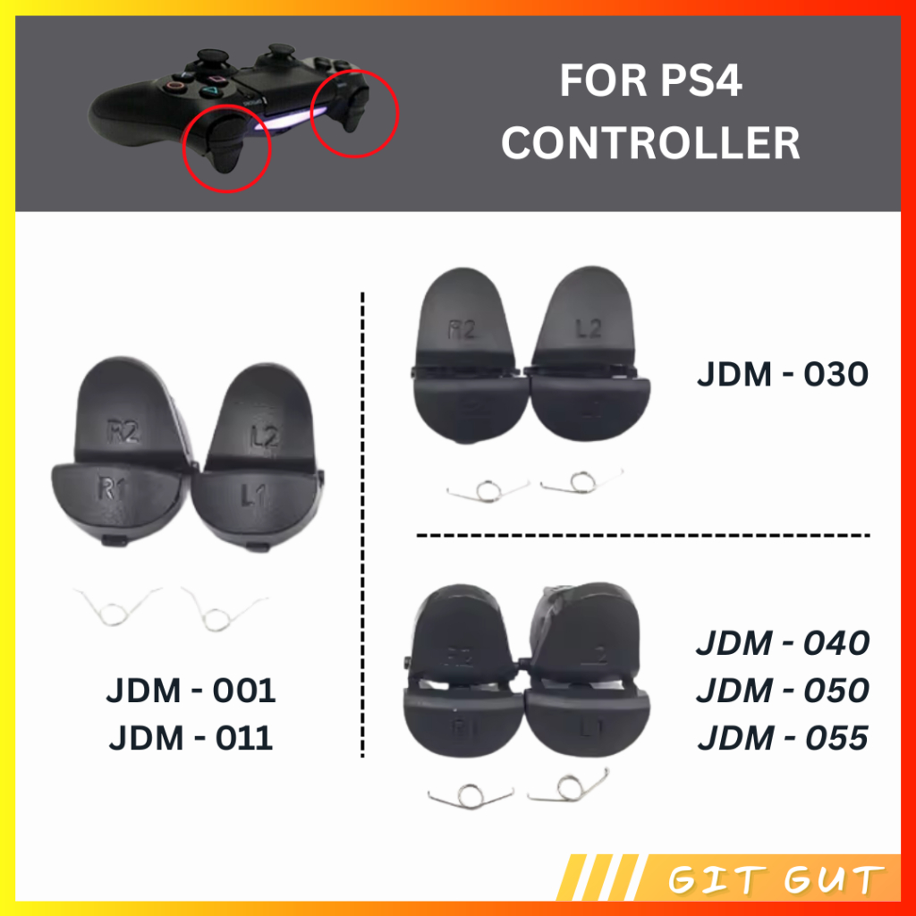 Jual PS4 Tombol L1 L2 R1 R2 Per Spring Button Stick Controller ...