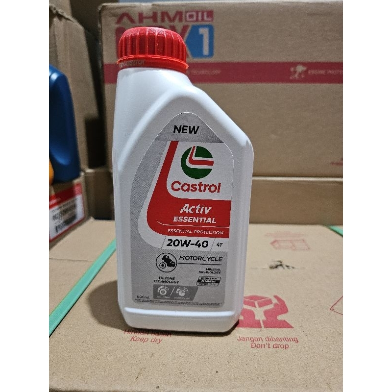 Jual Oli Castrol Active Essential 4T SAE 20W-40 800ML/0,8Liter/Oli ...