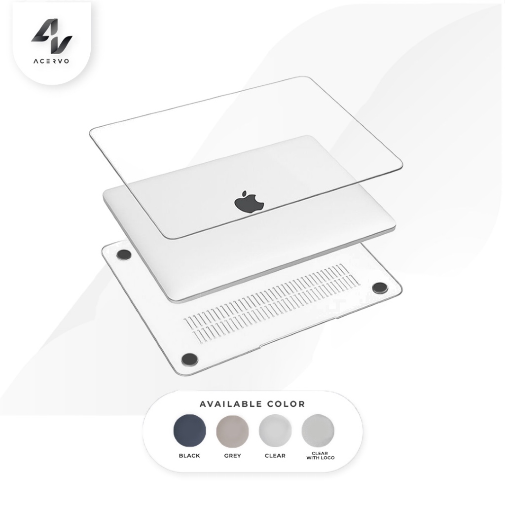 Jual MacBook Crystal Case Clear Logo Hard Case Bening Transparan ...