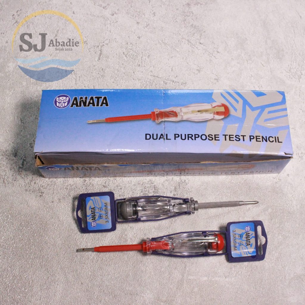 Jual (1 PC) ANATA Obeng Listrik Tespen Test Pen Bolak Balik Gagang ...