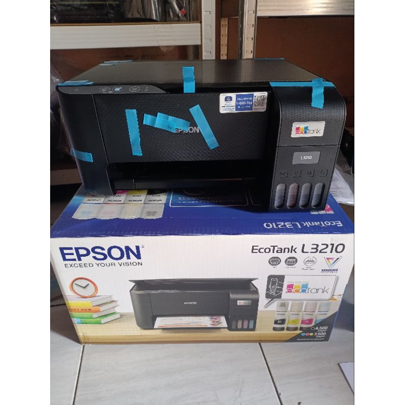 Jual Printer Epson l 3210 (printer+scan+copy+ink tank) | Shopee Indonesia