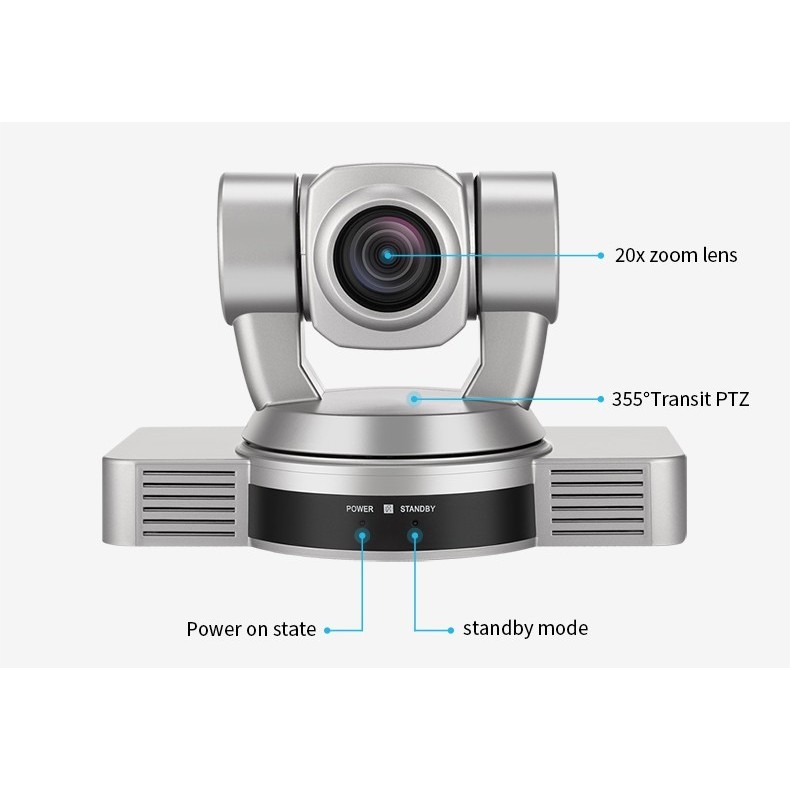 Jual HOSODO HSD-HD20S WEBCAM KAMERA PTZ MEETING ROOM 20X OPTIC ZOOM ...