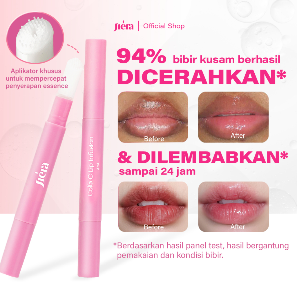 Jual JIERA Colla C Lip Infusion 10g dengan Vitamin C serta Collagen, Melembapkan bibir ...