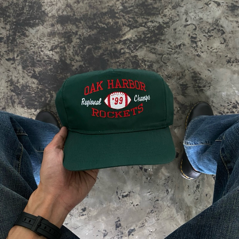 Jual VINTAGE HAT - OAK HARBOR ROCKETS (New Old Stock) | Shopee Indonesia
