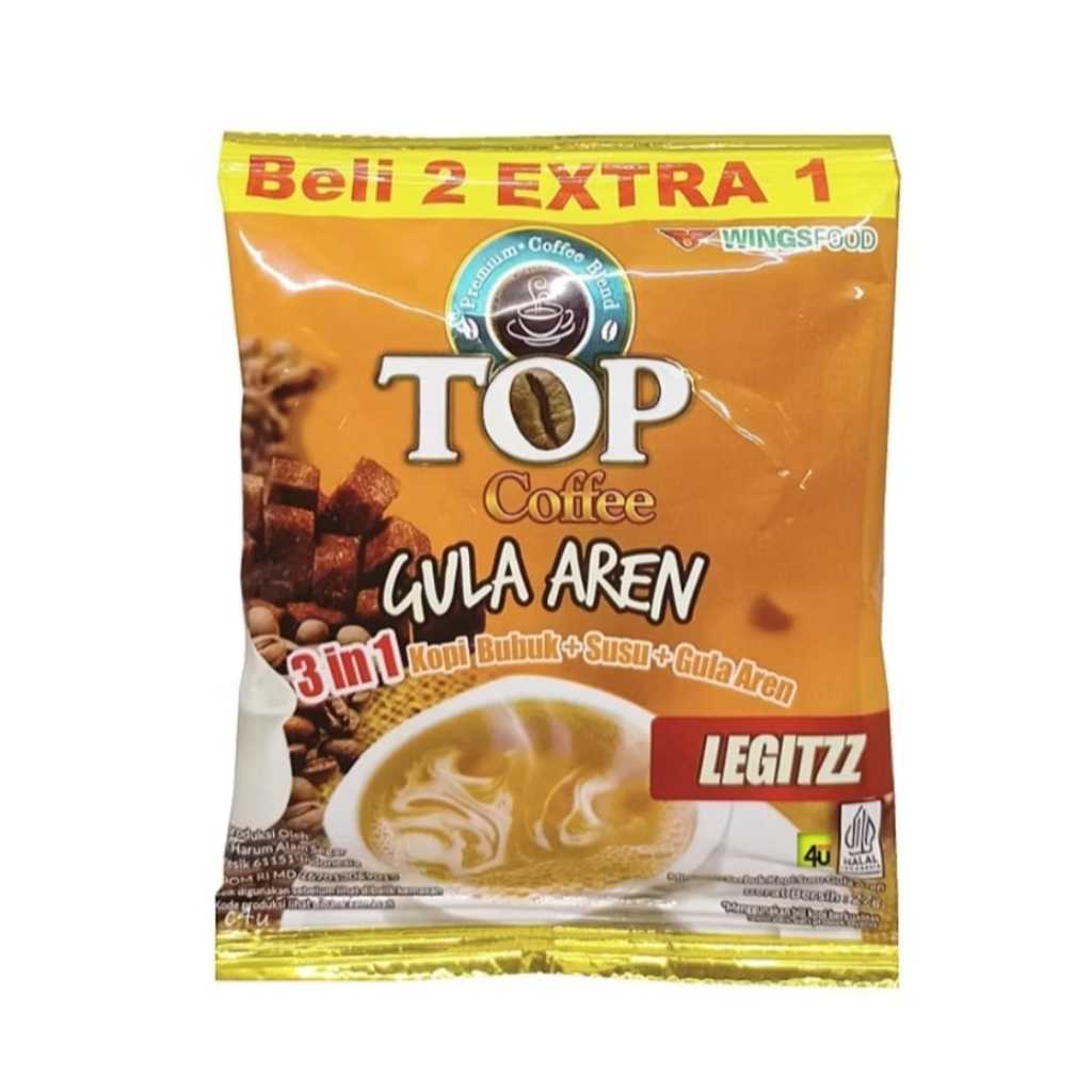 Jual TOP Kopi Gula Aren TUBRUK LEGITZZ 3in1 Instant Coffee Sachet 27gr ...