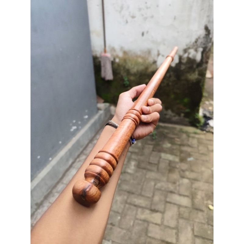 Jual Tongkat Komando Kayu Setigi Asli Model Profil 03 Panjang 60 cm ...