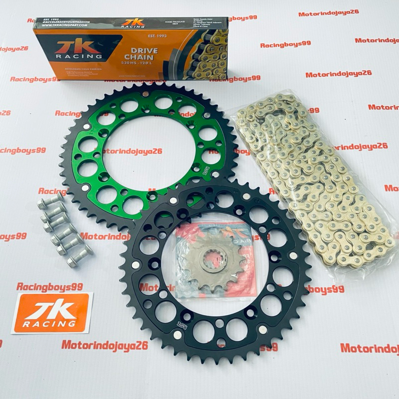 Jual Gear Set Klx 230 D Tracker 250 Klx 250 Roz Rantai TK Racing ...