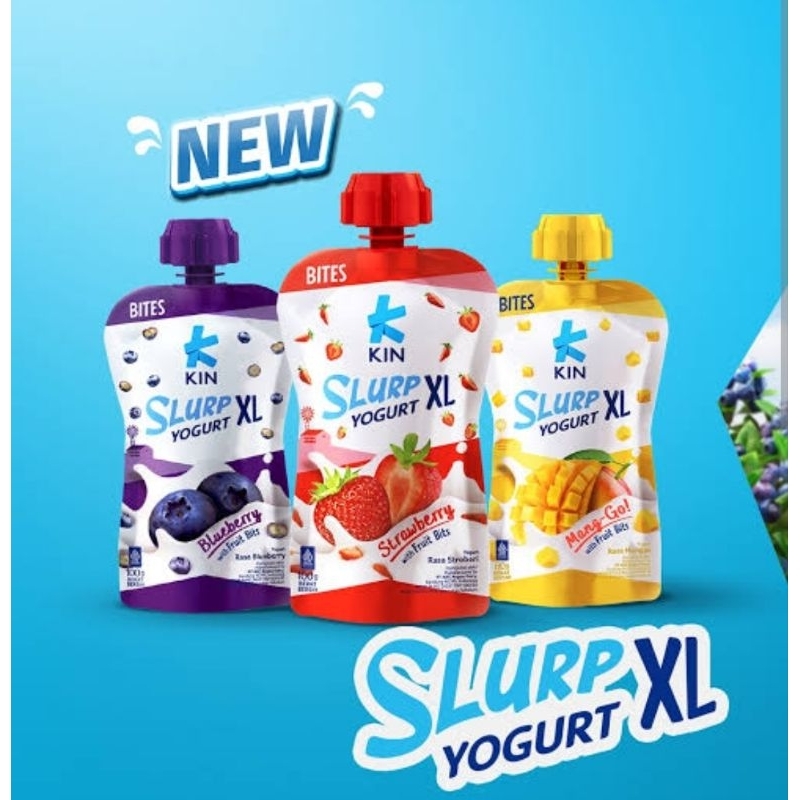 Jual Kin Slurp Yogurt XL dengan potongan buah asli 80 gram | Shopee Indonesia