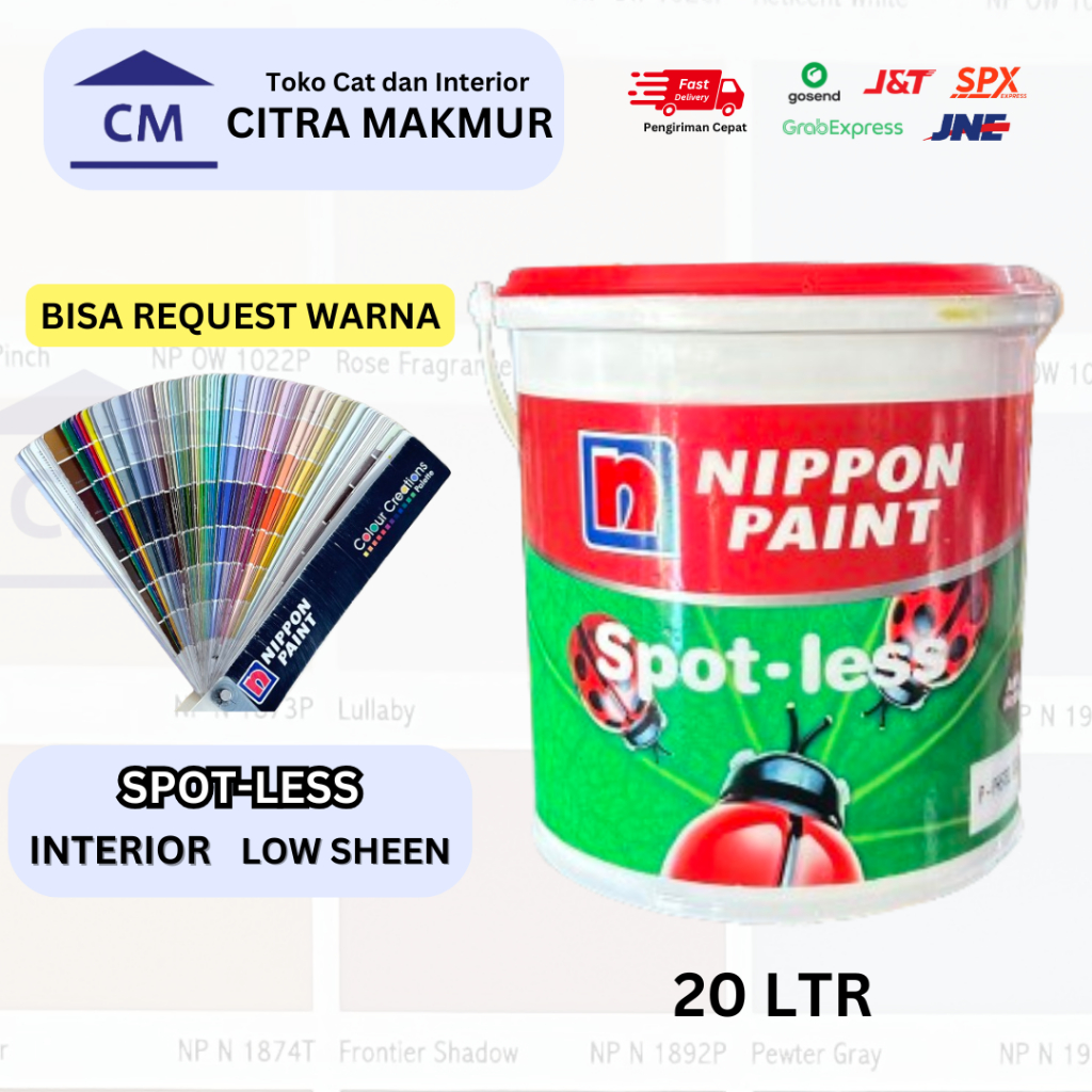 Jual Nippon Spot-Less - 20 Ltr (Bisa Request Warna & Custom Warna) CAT ...