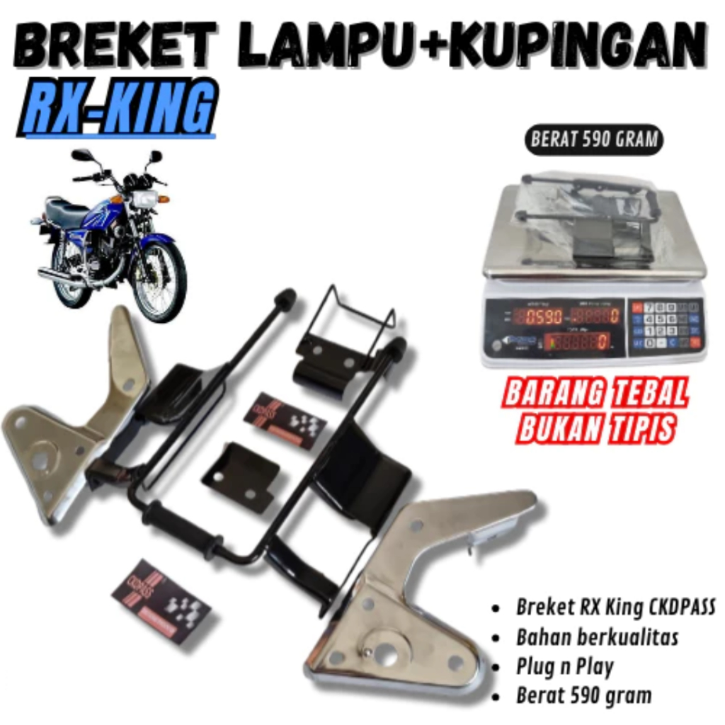 Jual Breket kupingan lampu RX-King NEW | Shopee Indonesia