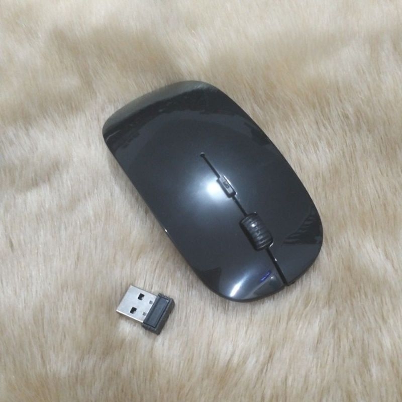 Jual Mouse wireless Slim -Mouse wireless tanpa label | Shopee Indonesia