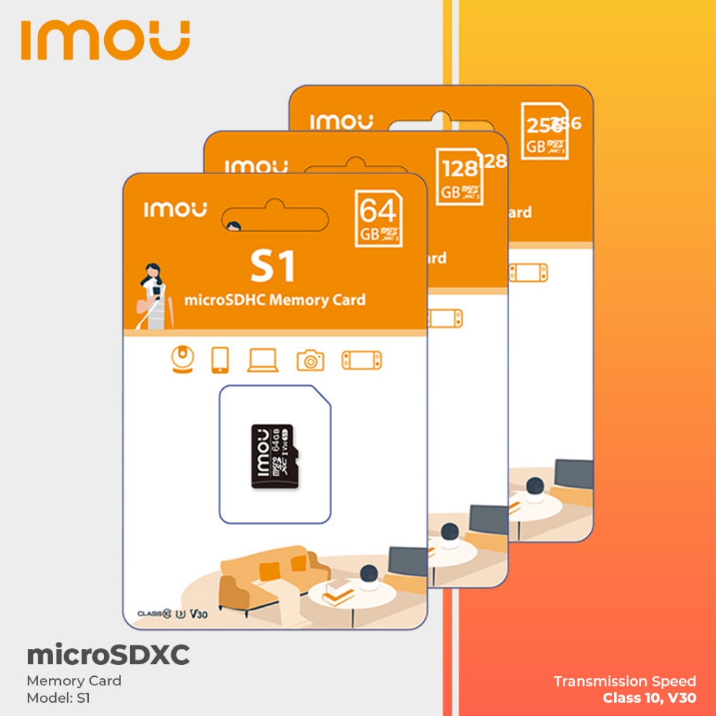 Jual IMOU MicroSD 128GB Class 10 Kartu Memori SD Card Micro SD MMC IMOU ...